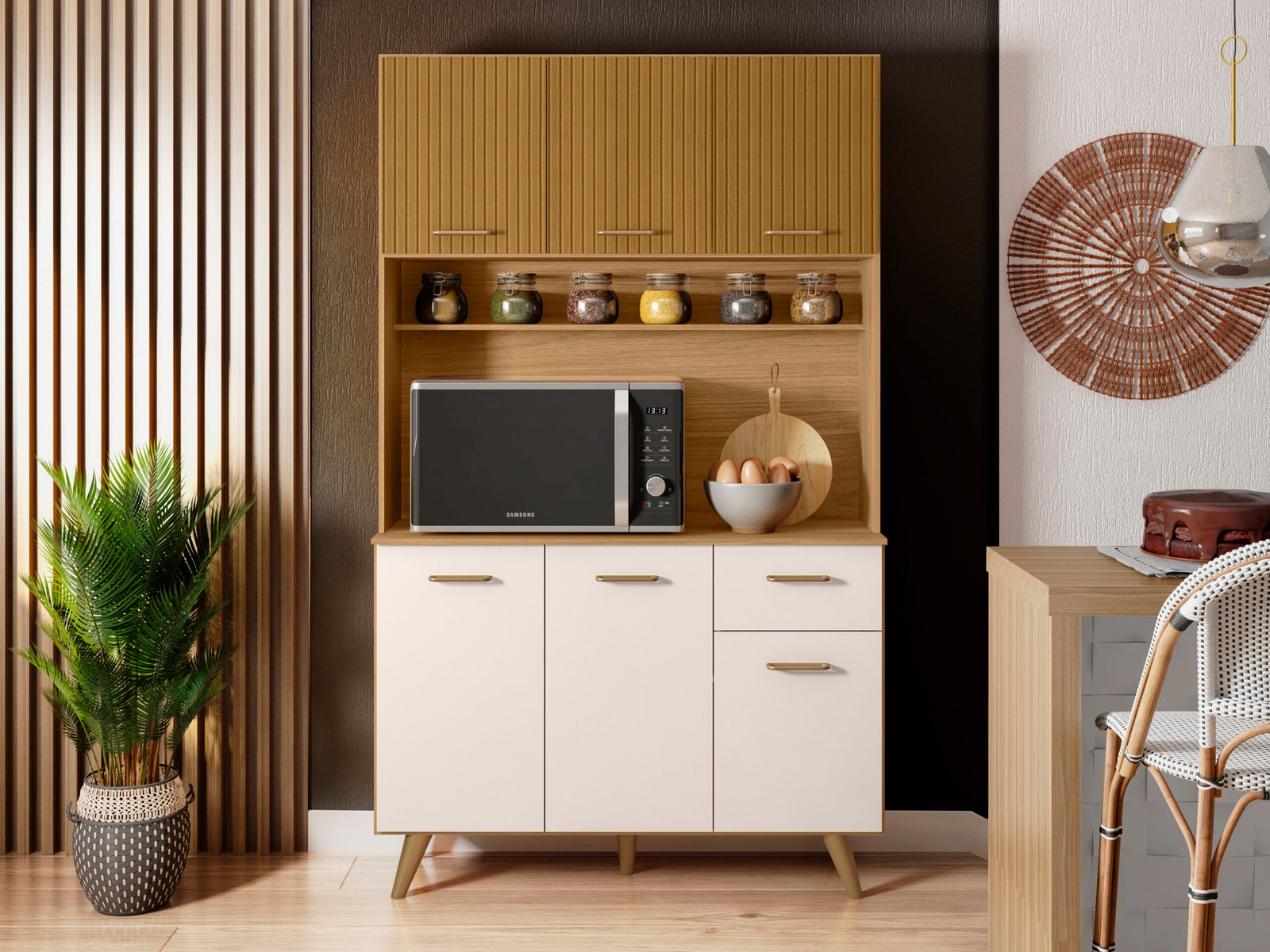 Kit Cozinha Livia Polimam - Castelo dos Móveis