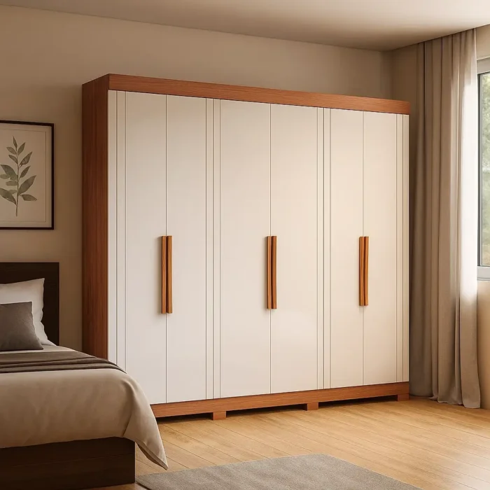 Guarda Roupa Cecilia Casal 6 Portas 6 Gavetas Panan - Castelo dos Móveis