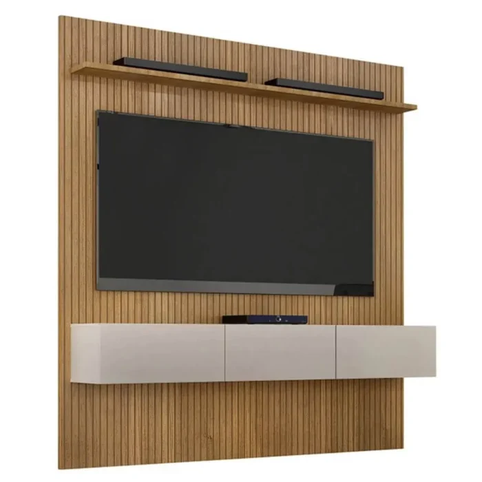Painel Curitiba com Nicho 179cm para Tv Até 70 Polegadas Valdemoveis ...