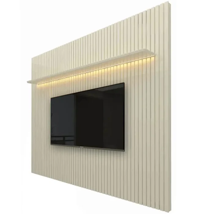 Painel Nobre Sem Nicho 230cm para Tv Até 85 Polegadas com Led Gelius ...