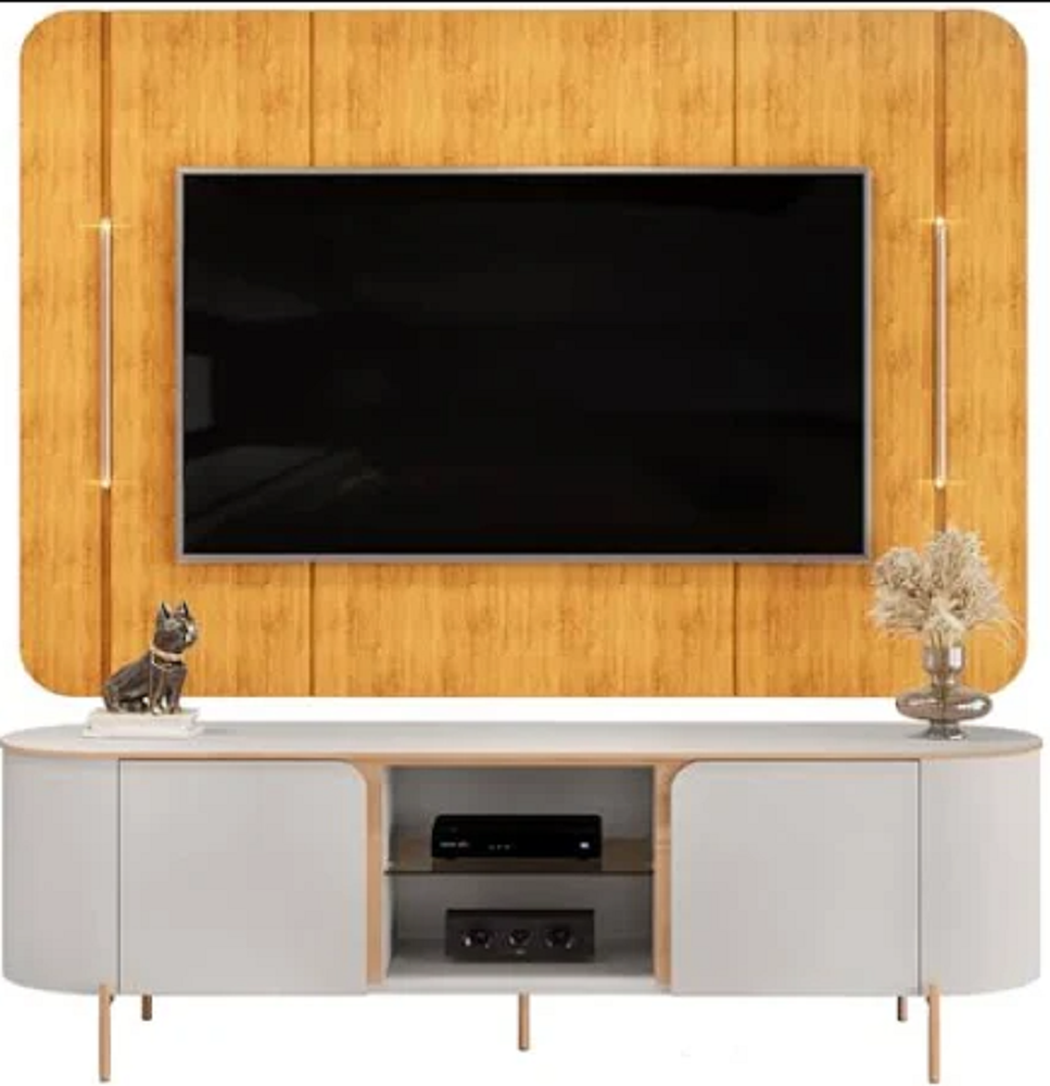 Rack com Painel Adele para Tv Até 65 Polegadas 2 Portas com Led Dj ...
