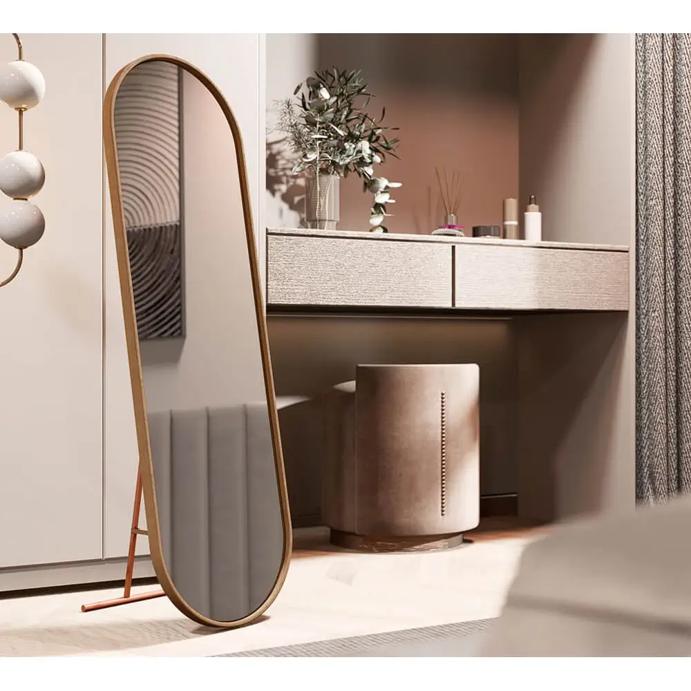 Toucador Alamanda Espelho Oval Jb Bechara - Castelo dos Móveis