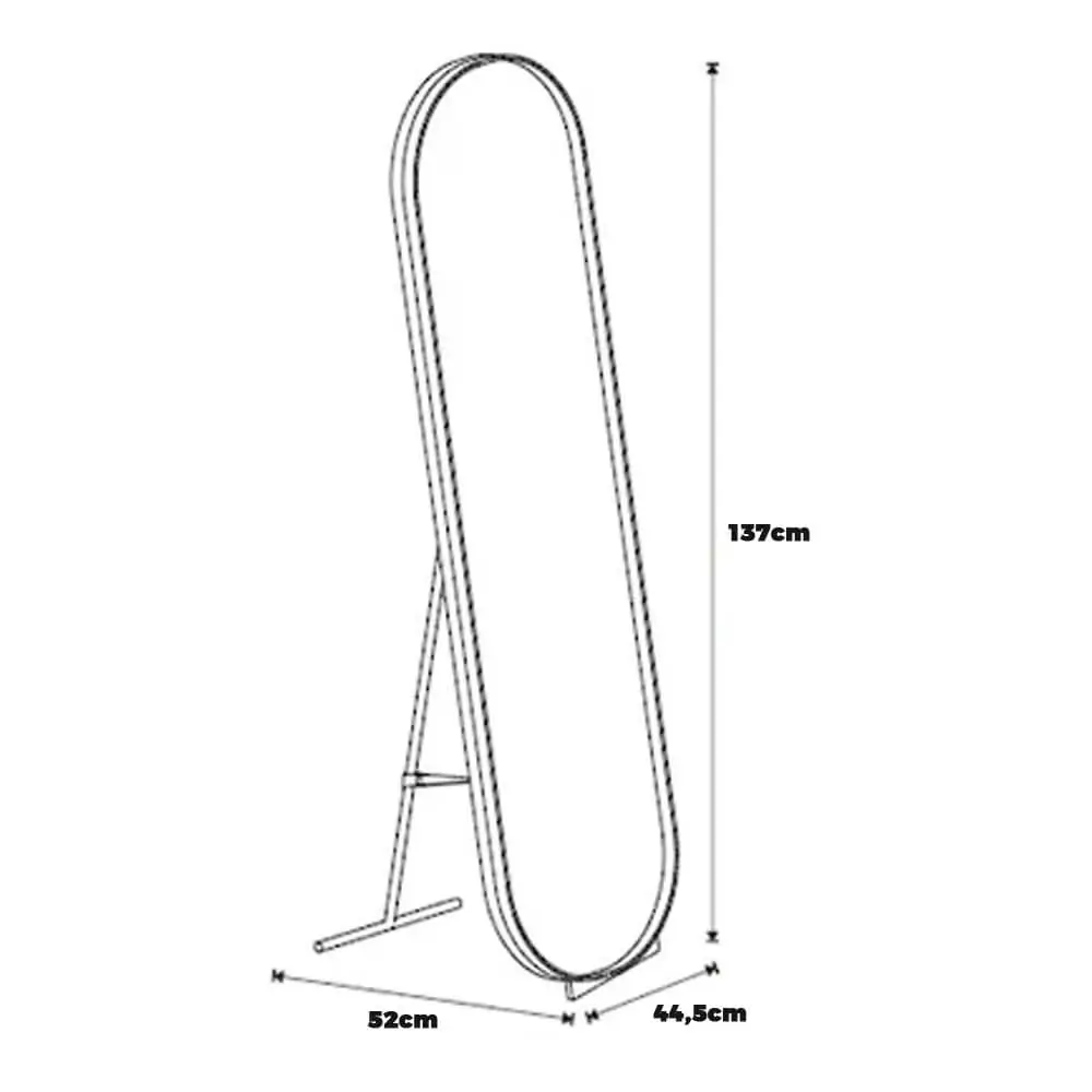 Toucador Alamanda Espelho Oval Jb Bechara - Castelo dos Móveis